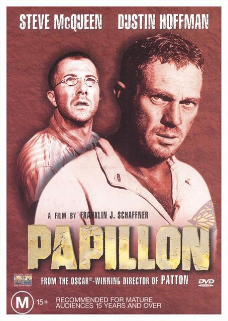 PAPILLON 1971 DVD TOP 250 MOVIE BIOGRAPHY TRUE STORY Steve McQueen ...
