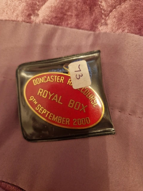 DONCASTER HORSE RACING memorabilia badge Royal Box 2000' £10.00 ...