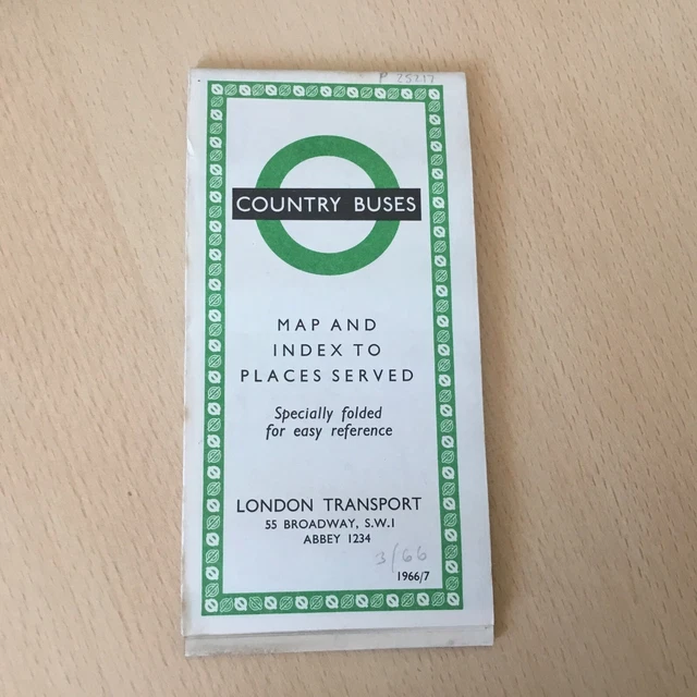 LONDON TRANSPORT. Map, (. Country. Buses, 1966/67, ) £2.99 - PicClick UK