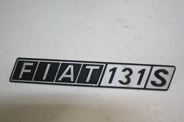 NEW VINTAGE FIAT 131 S Metal Emblem Logo Badge £18.24 - PicClick UK