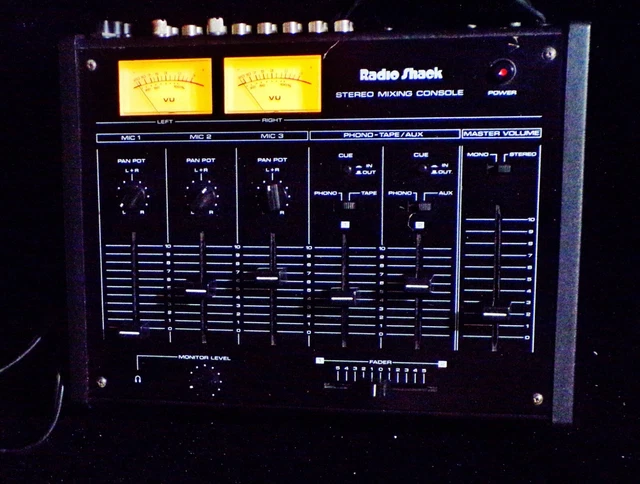 VINTAGE RADIO SHACK Model 32-1200C Stereo Mixing Console £6.31 ...