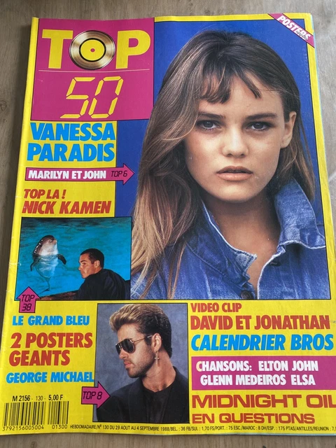 MAGAZINE TOP 50 Numéro 130 Du 29 Août Au 4 Septembre 1988 Paradis ...