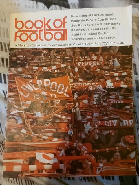 BOOK OF FOOTBALL: Marshall Cavendish Encyclopedia Part 72/Vol.5 £5.50 ...