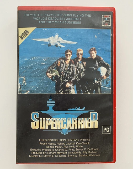 SUPERCARRIER [VHS] RCA Columbia Hoyts Big Box Ex-Rental Video Tape ...