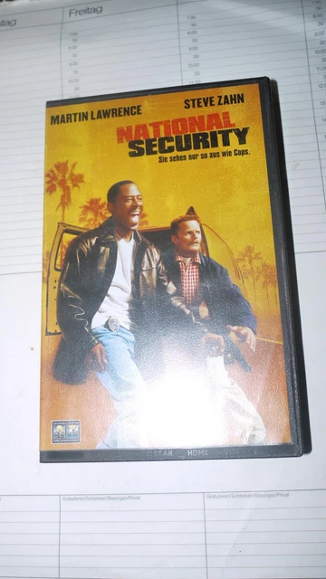 NATIONAL SECURITY MARTIN Lawrence Steve Zahn VHS VIDEO Kassette EUR 1 ...