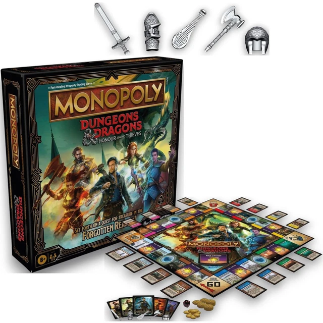 MONOPOLY DONJONS & Dragons: Honor Among Voleurs Board Jeu, DD Film EUR ...
