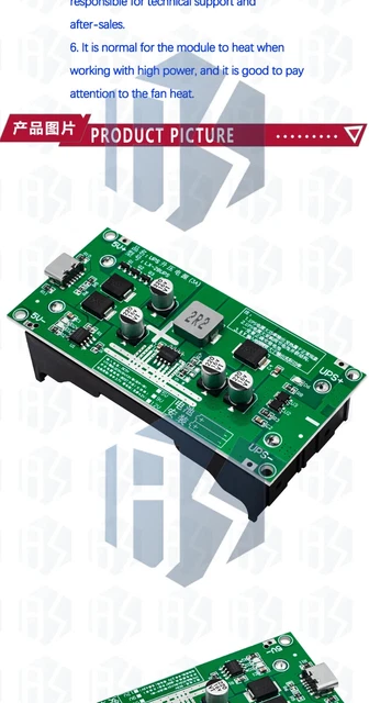 TYPE C 15W 3A 18650 Lithium Chargeur Batterie Module Dc-Dc Pas Up ...