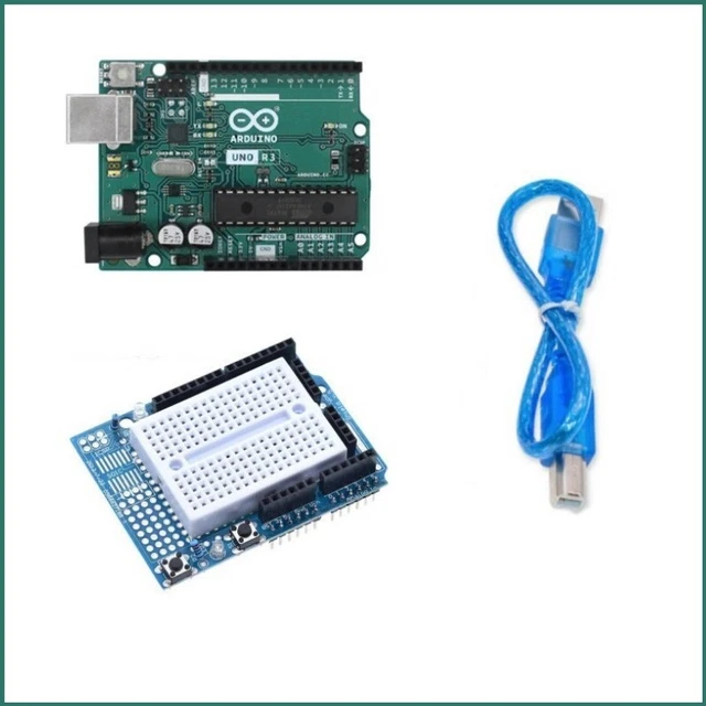 ARDUINO UNO REV3 R3 Kit Module Board + Breadboard + USB Cable $28.50 ...