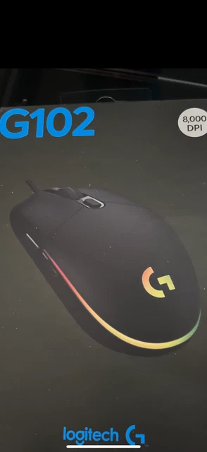 LOGITECH G102 MOUSE USB Wired Gaming Mouse 8000 DPI Rainbow £11.97 - PicClick UK