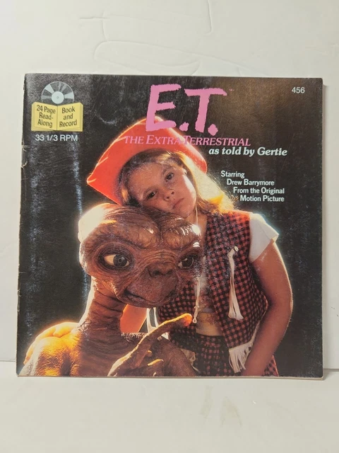 VINTAGE ET THE Extra-Terrestrial record and read along book, 33 1/3 RPM ...