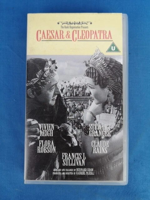 CAESAR AND CLEOPATRA VHS **FREE TRACKED DELIVERY** £4.90 - PicClick UK