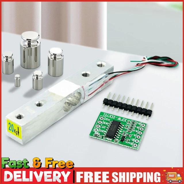 HX711 LOAD CELL Module 1KG 5KG 10KG 20KG AD Weight Module Electronic ...