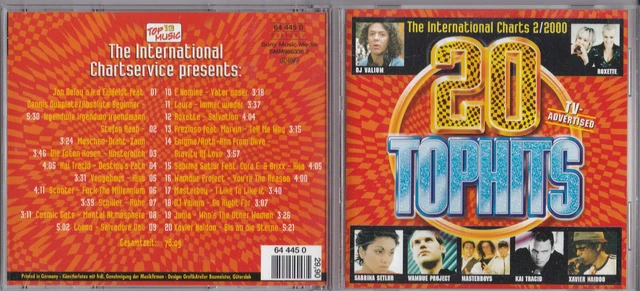 20 TOP HITS aus den Charts international 2/2000 (20 Track CD) (Top 13 ...