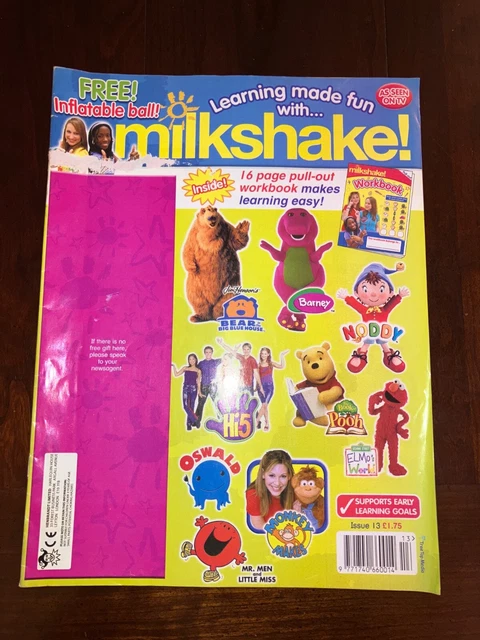 MILKSHAKE MAGAZINE RARE collectible Noddie Barney Mr Men Issue 13 £37. ...