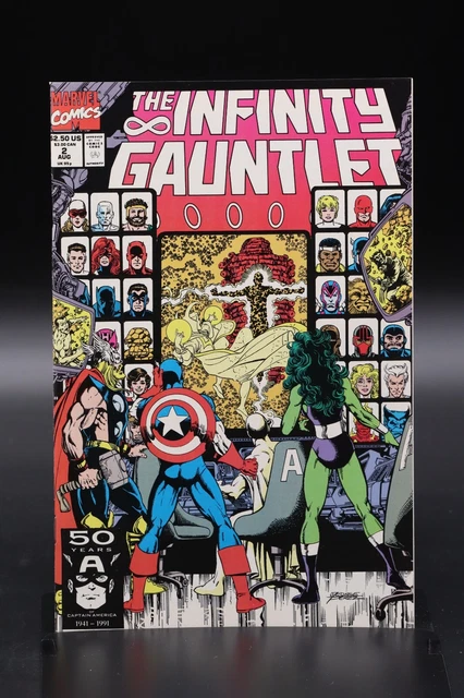 INFINITY GAUNTLET (1991) #2 1st Print George Perez Cover Jim Starlin ...