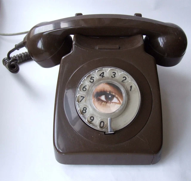 BRITISH TELECOM ROTARY landline model 8746 G (1970) - spares or repair ...