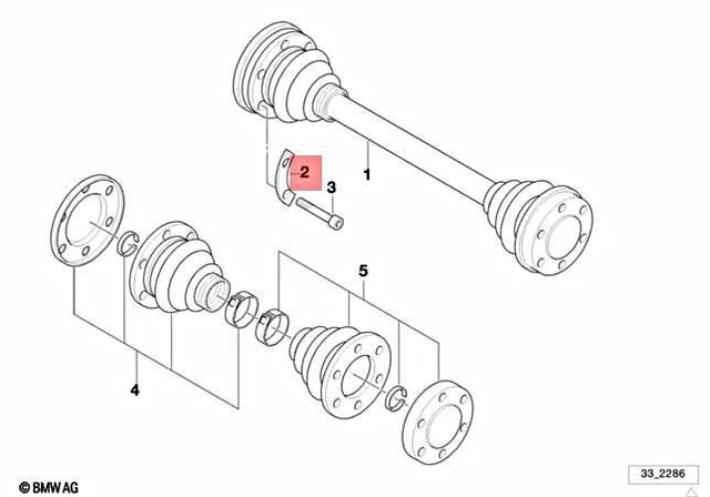 GENUINE BMW CV Axle Bolt Reinforcement Plate NK E3 E9 E12 E21 E23 E24 ...