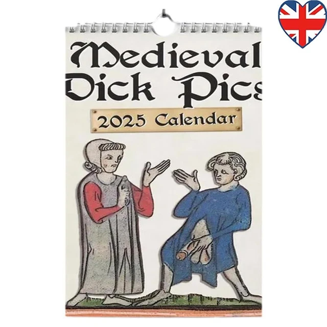 MEDIEVAL PICS 2025 Calendar with Illustrations for History Enthusiasts ...