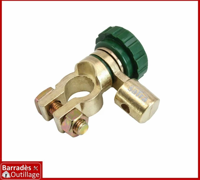 ADAPTATEUR COUDÉ POUR Cosse/Borne de batterie coupe circuit - antivol ...