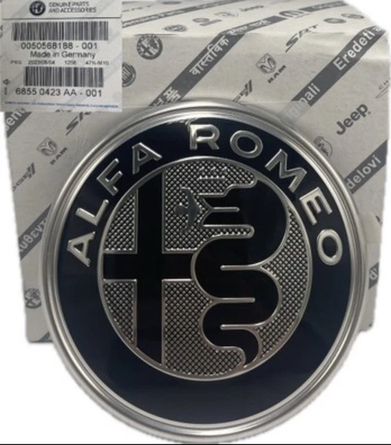 LOGO BADGE ALFA Romeo Giulia GTA noir/blanc emblème avant 50568187 ...