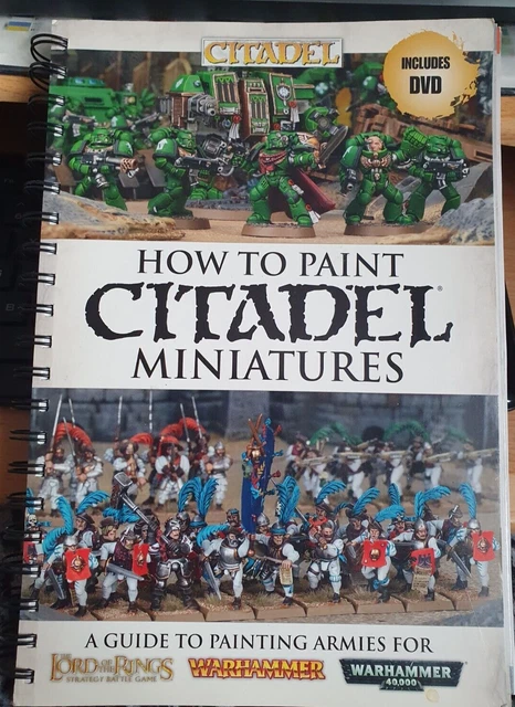 HOW TO PAINT Citadel miniatures painting guide with DVD 2012 Good ...