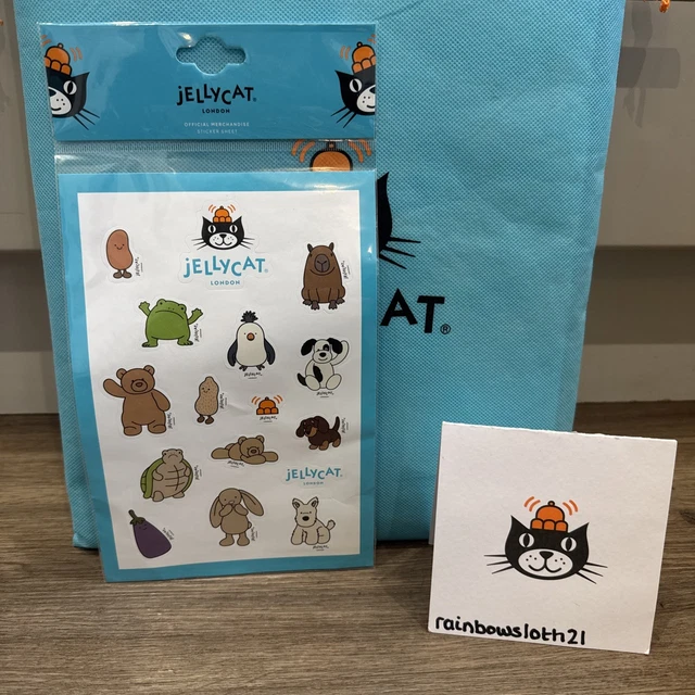 OFFICIAL JELLYCAT STICKERS Sheet £3.31 - PicClick UK