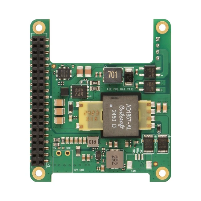 OVER ETHERNET EXPANSION Board 20W PoE+ HAT for CUBIE A5E C4D39108 £19. ...