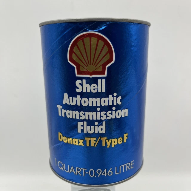 SHELL AUTOMATIC TRANSMISSION Fluid 1 Quart Cardboard Can SEALED EMPTY ...