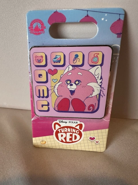 DISNEY PIXAR 2022 Turning Red Movie Mei as Panda Pin New with Card £4. ...