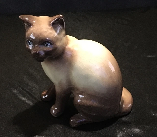 VINTAGE SYLVAC SIAMESE Cat Figurine Ceramic £8.64 - PicClick UK