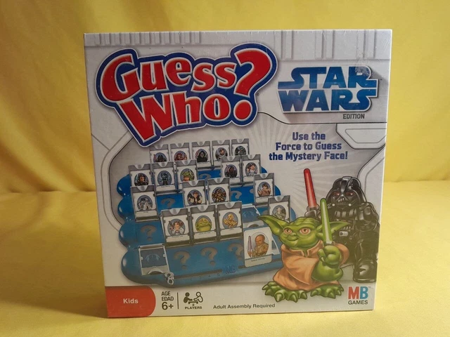 STAR WARS GUESS Who Mb Games Hasbro Very Funny Board Game ! Sealed - O2 ...