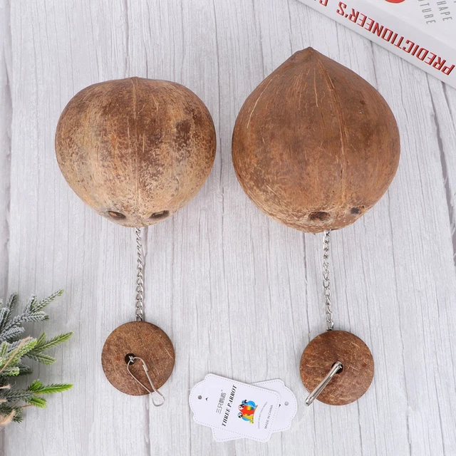 2 PCS NEST for Parakeets Budgie Coconut Bird Cage Supplies Nests $28.19 ...