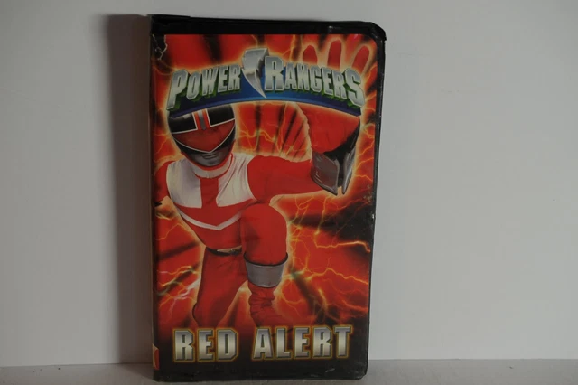 POWER RANGERS RED Alert, Children animated video, VHS tape format £11. ...
