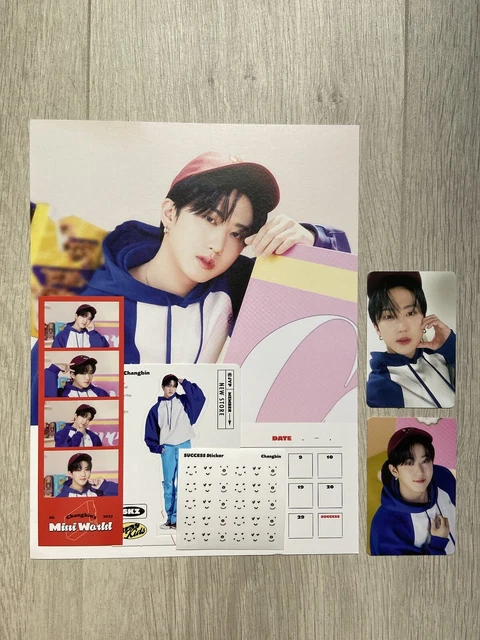 STRAY KIDS SEASONS greetings 2023 skz mini world changbin photocard set ...