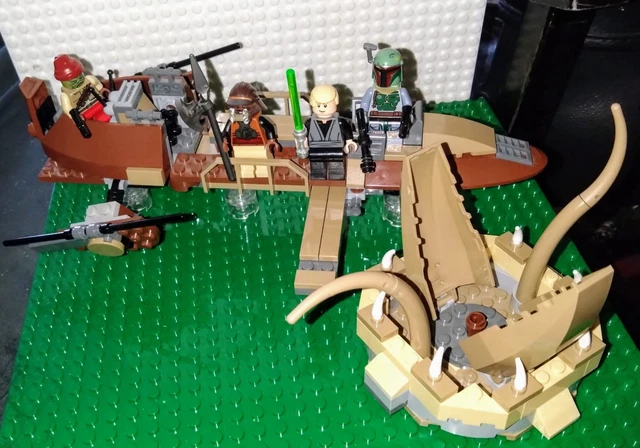 LEGO STARWARS DESERT Skifff Set Complete Skiff Sarlacc Pit And Figures ...