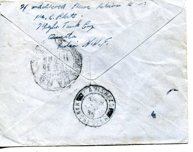 1935 QUETTA EARTHQUAKE Mail with Earthquake cachet £1.17 - PicClick UK