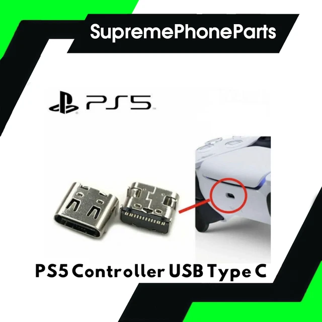 FOR PS5 CONTROLLER USB Type C Charging Port Socket Connector Jack ...