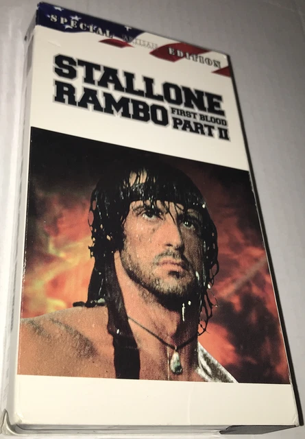RAMBO FIRST BLOOD 2 II Special Edition VHS Video Tape Sylvester ...