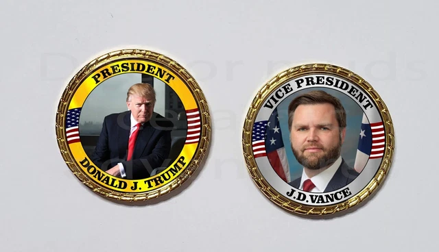 PRESIDENT DONALD TRUMP Vice President JD Vance inauguration novelty ...