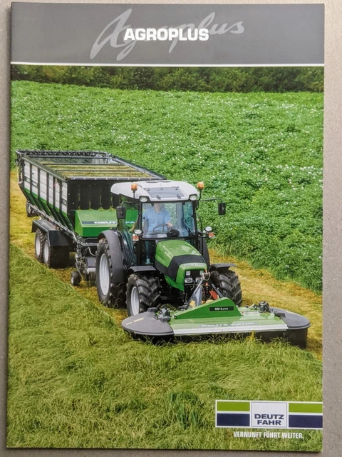DEUTZ-FAHR AGROPLUS TRAKTOREN Prospekt Bulldog Schlepper EUR 9,99 - PicClick DE