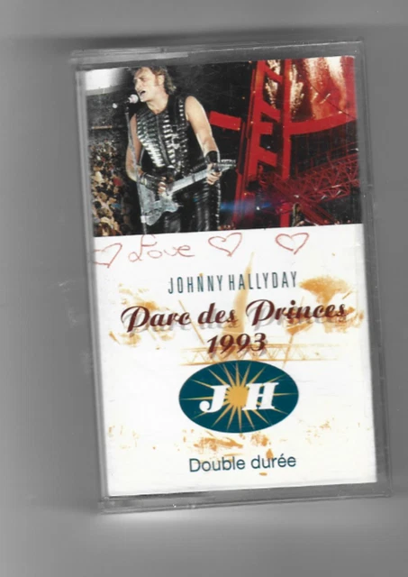JOHNNY HALLYDAY CASSETTE Audio Parc Des Princes 1993 EUR 2,40 - PicClick FR