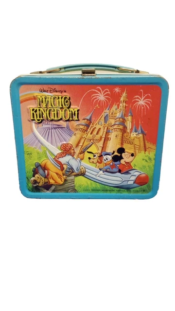 RARE VINTAGE WALT Disney's Wonderful World Magic Kingdom Lunch Box - No ...