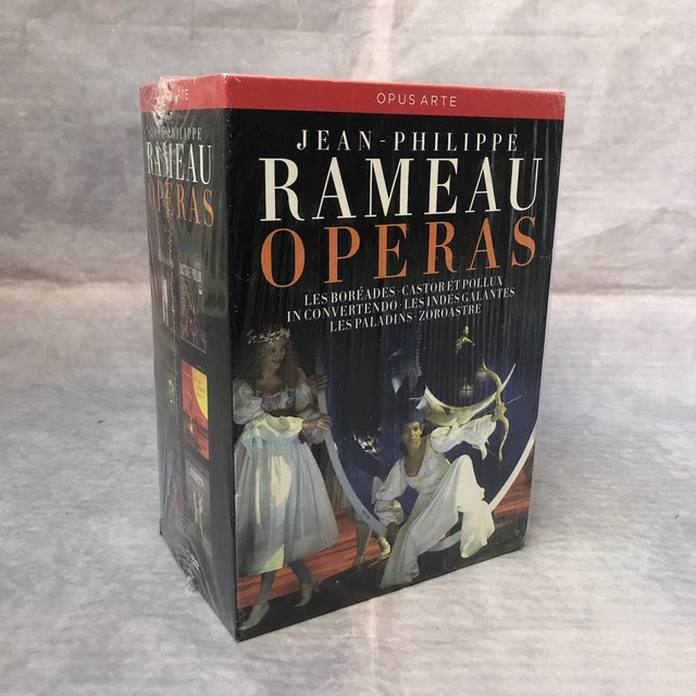 JEAN-PHILIPPE RAMEAU OPERAS DVD Box Set 11 DVD Set 5 Operas Grand Motet ...