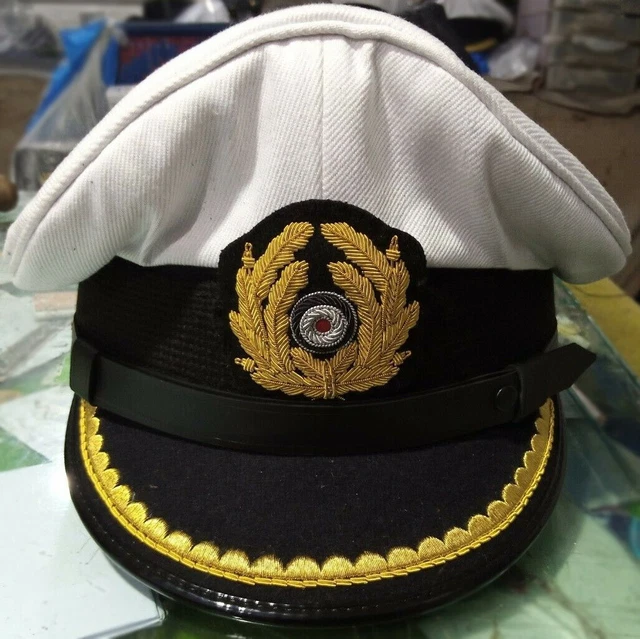WWII GERMAN NAVY U-Boat senior officer (Kriegsmarine ) visor Cap Hat ...