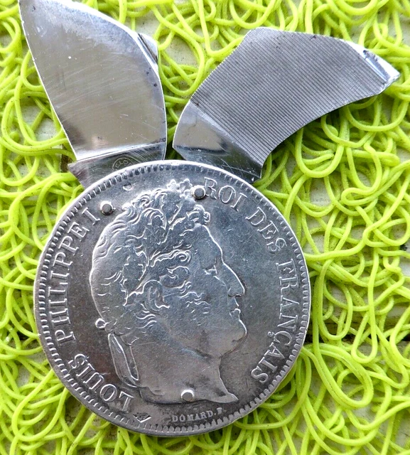 ELOI PERNET PORTE Cles Ancien Argent Louis Philippe 1841 W Couteau Lime ...