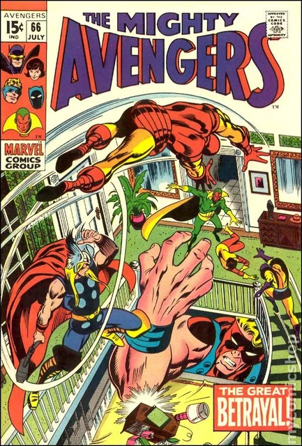 AVENGERS #66 GD/VG 3.0 1969 Stock Image 1ère application. adamantium EUR 16,10 - PicClick FR
