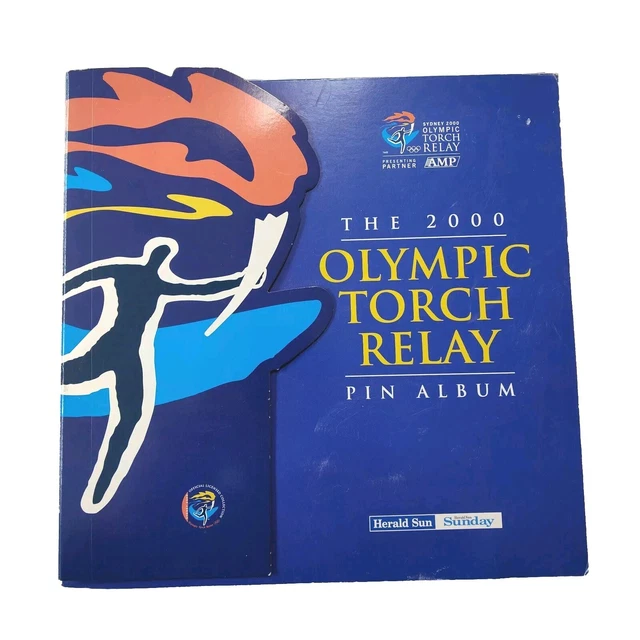 THE 2000 SYDNEY Olympic Torch Relay Pin Album Victoria Edition ...