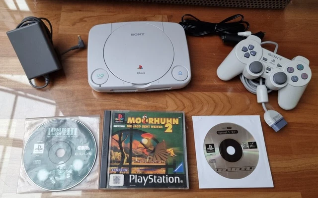 SONY PLAYSTATION 1 / PS1 / PSone slim ( SCPH-102 ) mit Spielen und ...