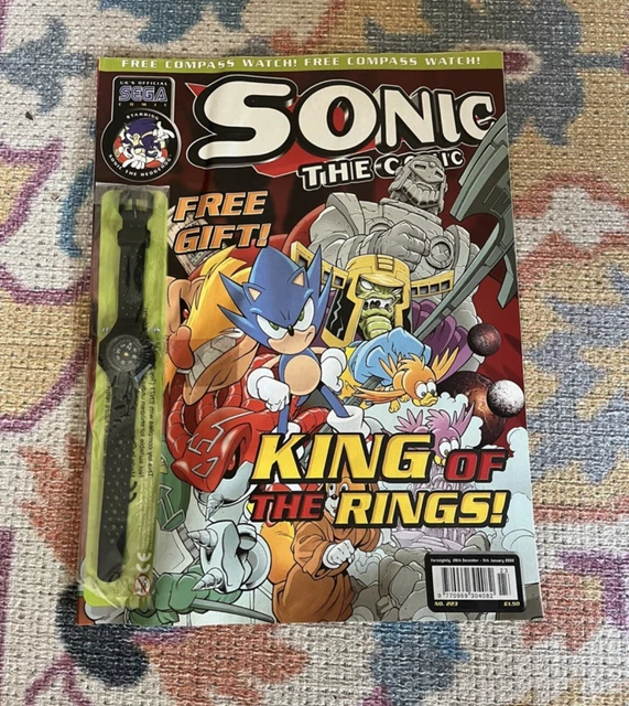 SONIC THE COMIC Fleetway Issue 223 Rare Free Gift Final Issue £299.95 ...