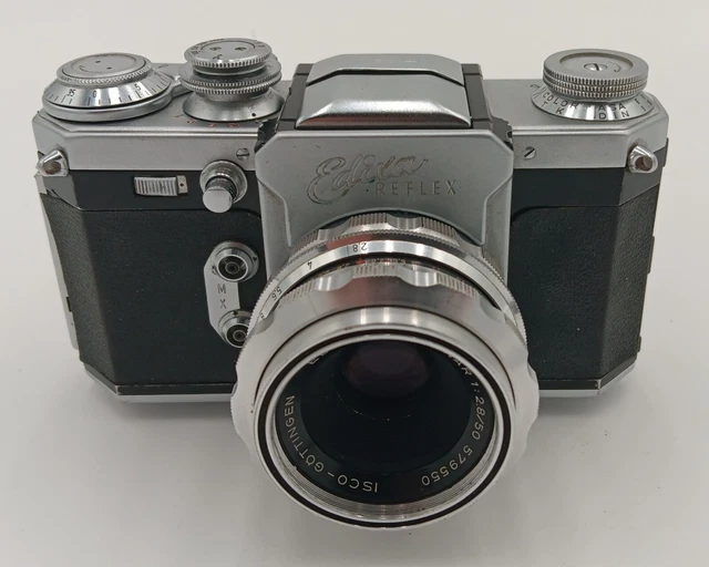 WIRGIN EDIXA REFLEX w/ Original Case and Isco-Gottingen Edixa-Westanar ...